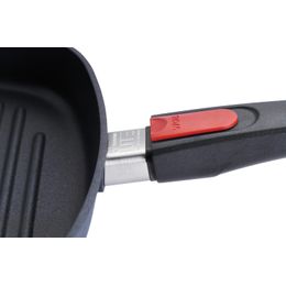 Grillpfanne "Diamond Lite", H&ouml;he 6cm, grau, WOLL MADE IN GERMANY, Pfannen, 28x28 cm, Induktion