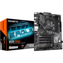 Gigabyte Mainboard "B550 EAGLE Mainboard &ndash; AMD Ryzen 5000 G-Serie CPUs, 10+3+1 Phasen VRM", B:27cm H:8,4cm T:33,7cmschwarz, Mainboards