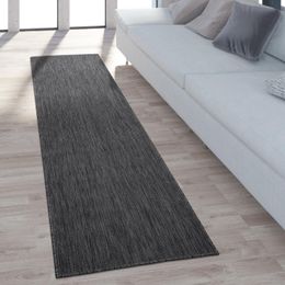 Teppich Bruno Banani, B:80cm H:4mm L:250cm, grau, Kunstfaser, Wohnzimmer, Teppiche, "Venezia", In- und Outdoor geeignet, Sisal-Optik, Wetterfest &