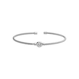 Jobo Damen Armspange "offener Armreif", Silber 925 (Sterlingsilber)silber 925, wei&szlig;, Silber 925 (Sterlingsilber), Armb&auml;nder, 925 Silber mit Zirkonia