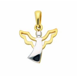 Adelia&acute;s ADELIA ́S Damen Kette mit Anh&auml;nger "Schmuckset - Set mit Halskette 333 Gold Anh&auml;nger Engel", Gold, gold, Gold, Halsketten, Schmuckset - Set mit