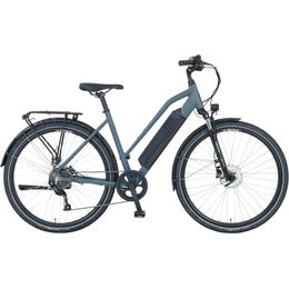 Prophete E-Bike "Entdecker 1.8", 50cm, 28 Zoll (71,12cm), grau, Elektrofahrräder, Pedelec, Elektrofahrrad für Damen