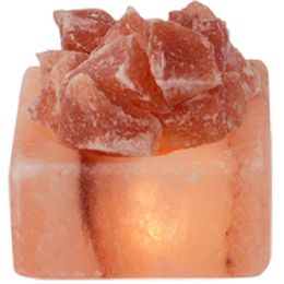 Salzkristall-Tischlampe "Petite", H: 4cm, 1 Stk., orange, Himalaya Salt Dreams, Leuchten, Handgefertigt aus Salzkristall - jeder Stein ein Unikat, H: