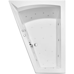 Whirlpool-Badewanne Ottofond, B:135cm L:175cm, wei&szlig;, Sanit&auml;racryl, Badewannen, "Galia II Mod. B", 175x135 cm