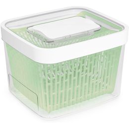 OXO GOOD GRIPS Vorratsdose, B:18,9cm H:15,6cm, transparent, Lebensmittelaufbewahrungsbeh&auml;lter, GREENSAVERTM, 4L