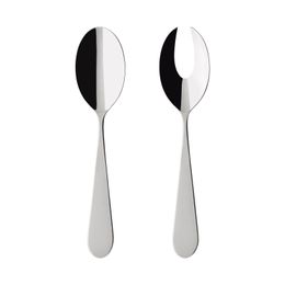 Villeroy & Boch VILLEROY & BOCH Besteck-Set "Salatbesteck Sereno XXL 29,7 cm silber", silber, Essbesteck-Sets