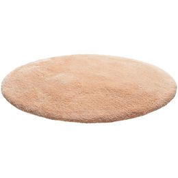 Badematte HOMIE LIVING, H:30mm, rot, Polyester, Badematten, "Porto Azzurro", Badteppich, uni, rechteckig & rund, waschbar, Badezimmerteppich