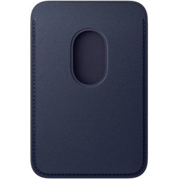 Apple Smartphone-H&uuml;lle "iPhone Feingewebe Wallet mit MagSafe", Smartphones, blau, H&uuml;llen