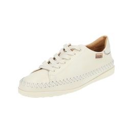 Pikolinos Damen Schnürschuh "Pikolinos Halbschuhe Leder", Gr. 39, beige, Leder, Schuhe