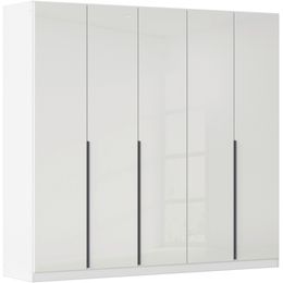 Drehtürenschrank Rauch, B:226cm H:210cm T:54cm, weiß, Holzwerkstoff, Schränke, "Kleiderschrank Kleiderschränke Schrank Garderobe AGORDO mit