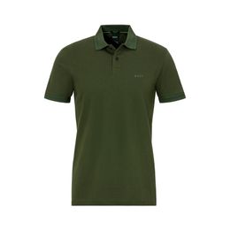 BOSS Green Herren Poloshirt "Pio", grün, Gr. XXL, unifarben, Jersey, Obermaterial: 100% Baumwolle, Shirts, mit Polokragen