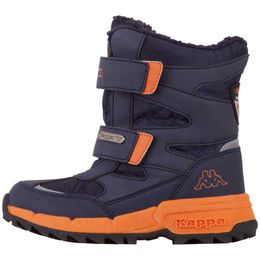 Kappa Kinder Winterboots, Gr. 36, blau, Synthetik, mehrfarbig, Schuhe, - aus der Kappa Expedition Serie
