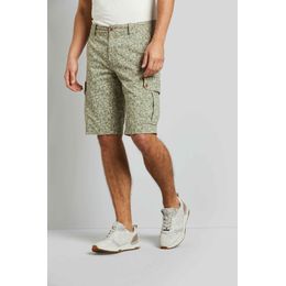 Bugatti Herren Bermudas, beige, Gr. 46, 100% Baumwolle, Hosen, mit verschiedenen Taschenl&ouml;sungen