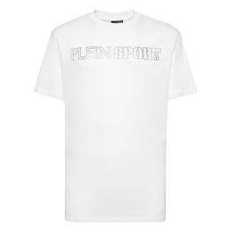 Plein Sport Jungen T-Shirt "Tiger"0170, wei&szlig;, silber, Gr. L, Obermaterial: 100% Baumwolle, Shirts