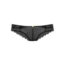 JETTE Damen Rioslip, Gr. 36, schwarz, Spitze, Obermaterial: 75% Polyamid, 15% Elasthan, 10% Viskose, Unterhosen