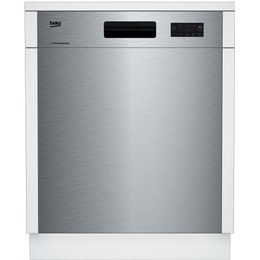 Beko Unterbaugeschirrspüler "BDUN16440X", B:59,8cm H:81,8cm T:57cm, silber, Geschirrspüler, ProSmart Inverter Motor – langlebig und mit 10 Jahren