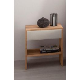 Nachttisch Home Affaire, B:60cm H:65,5cm T:42cm, beige, Schlafzimmer, Tische, "Cavan", passend zur Boxspringbett-Serie Cavan