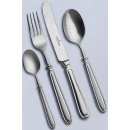 Besteck-Set "Landhaus", 30 Stk., silber, PICARD & WIELP&Uuml;TZ SOLINGEN, Essbesteck-Sets, Vintage-Look, Stone washed, inkl. Klappetui