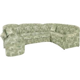 DOMO collection Damen Wohnlandschaft "Bahia U-Form, B/T: 308/200 cm, mit Federkern, belastbar bis 140kg/Sitz", B/H/T: 308cm x 91cm x 200cm,