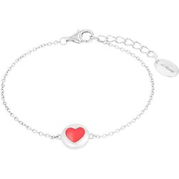 s.Oliver Mädchen Armband "Herz", 16cm, Silber 925 (Sterlingsilber), silber, Silber 925 (Sterlingsilber), Armbänder