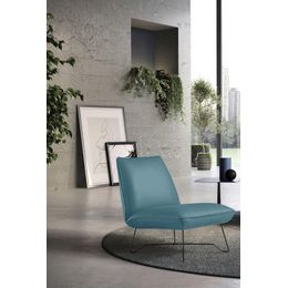 Sessel Egoitaliano, B:62cm H:73cm T:79cm, blau, Wohnzimmer, Sessel, "Lia Loungesessel, elegant und stylisch, toller Sitzkomfort", extravaganter