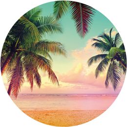 Komar Fototapete "Vlies selbstklebend - Getaway - Gr&ouml;&szlig;e 125 x 125 cm", B/L: 125mm x 125mm, Rollen:, bunt, Schlafzimmer, Tapeten, Wohnzimmer,