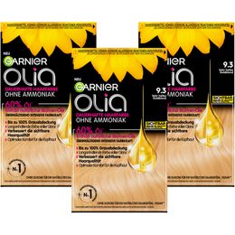Garnier Damen Coloration "Garnier Olia dauerhafte Haarfarbe", gold, Colorationen, mit pflegender Formel