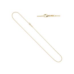 Jobo Damen Goldkette, Gelbgold 585, L: 42, gelb, Gelbgold 585, Halsketten, Kugelkette 585 Gold 42 cm 1,5 mm