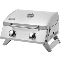Gasgrill Tepro, B:54cm H:36cm T:45,5cm, silber, Garten, Grills, "Chicago", BxTxH: 54x45,5x36 cm