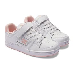 DC Shoes Mädchen Sneaker "Manteca 4 V", Gr. 12, pink, 51% Leder, 49% Synthetikmaterial, Schuhe