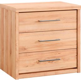Nachtkommode Priess, B:50,5cm H:49cm T:35,5cm, braun, Spanplatte, Sideboards, "Arnsberg"
