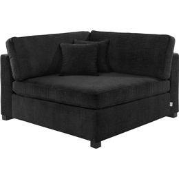Sofa Home Affaire, B:130cm H:86cm T:130cm, grau, 100% Polyester, Wohnzimmer, Sofas, "Skara XXL", Eckelement zur individuellen