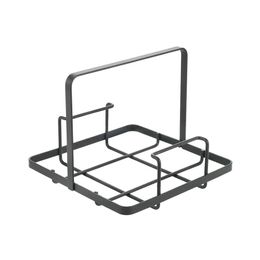 Metaltex Serviettenhalter "Lava", B:19cm H:15cm L:19cm, schwarz, Serviettenhalter