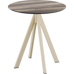 Klapptisch Essentials, B:70cm H:73,2cm T:70cm, beige, Stahl/HPL Tischplatte, Garten, Tische, "Infinity", in verschiedenen Ausführungen