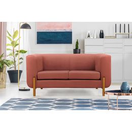 2-Sitzer Home Affaire, B:160cm H:76cm T:88cm, lila, Sofas, "Gaut", 2-Sitzer