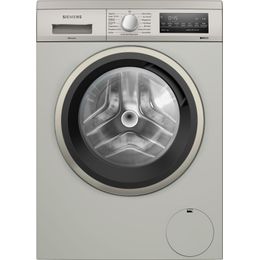 Siemens Waschmaschine "WU14UTS8", B:59,8cm H:84,5cm T:59,9cm, silber, Waschmaschinen, Unterbauf&auml;hig, aquaStop, Outdoor-/Imr&auml;gnier-Programm, varioSpeed
