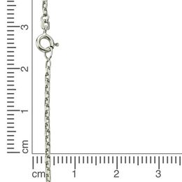 ZEEme Damen Collierkettchen "925 Silber Ankerkette 45cm", 45cm, Silber 925 (Sterlingsilber), L: 45 B: 2mm, wei&szlig;, Silber 925 (Sterlingsilber), B:2mm,