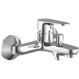 EISL® Wannenarmatur EISL, B:15cm H:9,5cm T:14cm, grau, Messing, Armaturen, "Claudio", Mischbatterie Badewanne, Wasserhahn Bad, Wannenarmatur