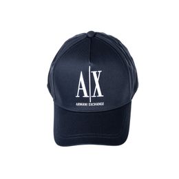 Armani Exchange Herren Snapback Cap "Cap", blau, Obermaterial: 100% Baumwolle CO., Caps