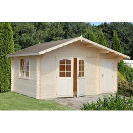 Gartenhaus Palmako, beige, Massivholz, Gartenh&auml;user, "Emma", 14,2 qm