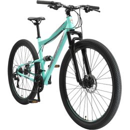 Bikestar Mountainbike, 48cm, 29 Zoll (73,66cm), gr&uuml;n, Fahrr&auml;der, f&uuml;r Damen und Herren, Kettenschaltung