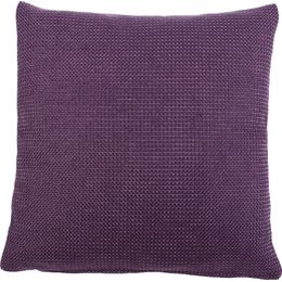 G&ouml;zze Kissenh&uuml;llen G&Ouml;ZZE, B:50cm L:50cm, lila, Polyester, Obermaterial: 100% Polyester, Kissenbez&uuml;ge, "Dallas", in vielen Farben