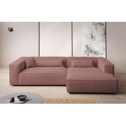 Ecksofa, B:288cm H:66cm T:198cm, beige, LeGer Home by Lena Gercke, 100% Polyester, Wohnzimmer, Sofas, "PIARA XXL, Big-Sofa, Cord, Leinenoptik o.