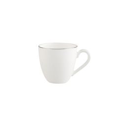 Villeroy & Boch VILLEROY & BOCH Espressotasse "Mokka-/Espressotasse Anmut Platinum No.1 60 ml weiß", weiß, Trinkgefäße