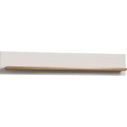 Wandboard Home Affaire, B:146cm H:25cm T:21cm, weiß, FSC-zertifizierter Holzwerkstoff, Regale, "Nybro", Breite 146 cm