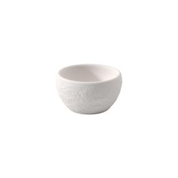 Villeroy & Boch VILLEROY & BOCH Eierbecher "Eierbecher Manufacture Rock Blanc ø 4,8 cm weiß", weiß, Eierbecher