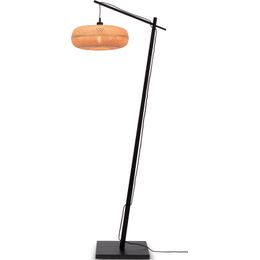 GOOD & MOJO Stehlampe "Palawan", Ø 40cm H: 176cm, beige, Wohnzimmer, Leuchten