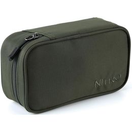 Nitro Kinder Federtasche "Pencil Case XL", gr&uuml;n, Polyester, Schreibger&auml;teetuis, Federm&auml;ppchen, Schlamperm&auml;ppchen, Faulenzer Box, Stifte Etui