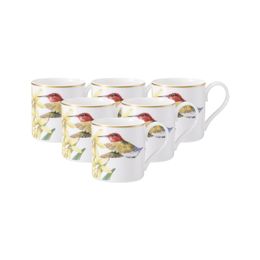 Villeroy & Boch VILLEROY & BOCH Espressotasse "Mokka- / Espressotassen Amazonia 80 ml 6er Set bunt", bunt, Trinkgefäße