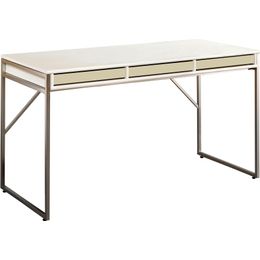 Schreibtisch, B:137,4cm H:75cm T:60cm, beige, HAMMEL FURNITURE, B&uuml;ro, Tische, "Mistral B&uuml;rotisch, Arbeitstisch, Tisch, Computertisch", mit Gestell,